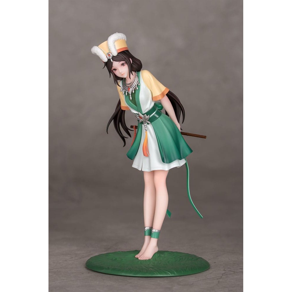 Original Character Gift + PVC Statue 1/10 Gentle tapping on the bamboo ...