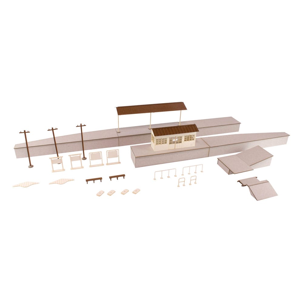 Original Illustration Town Corner Accessory Series 1/80 Paper Model Ki ...