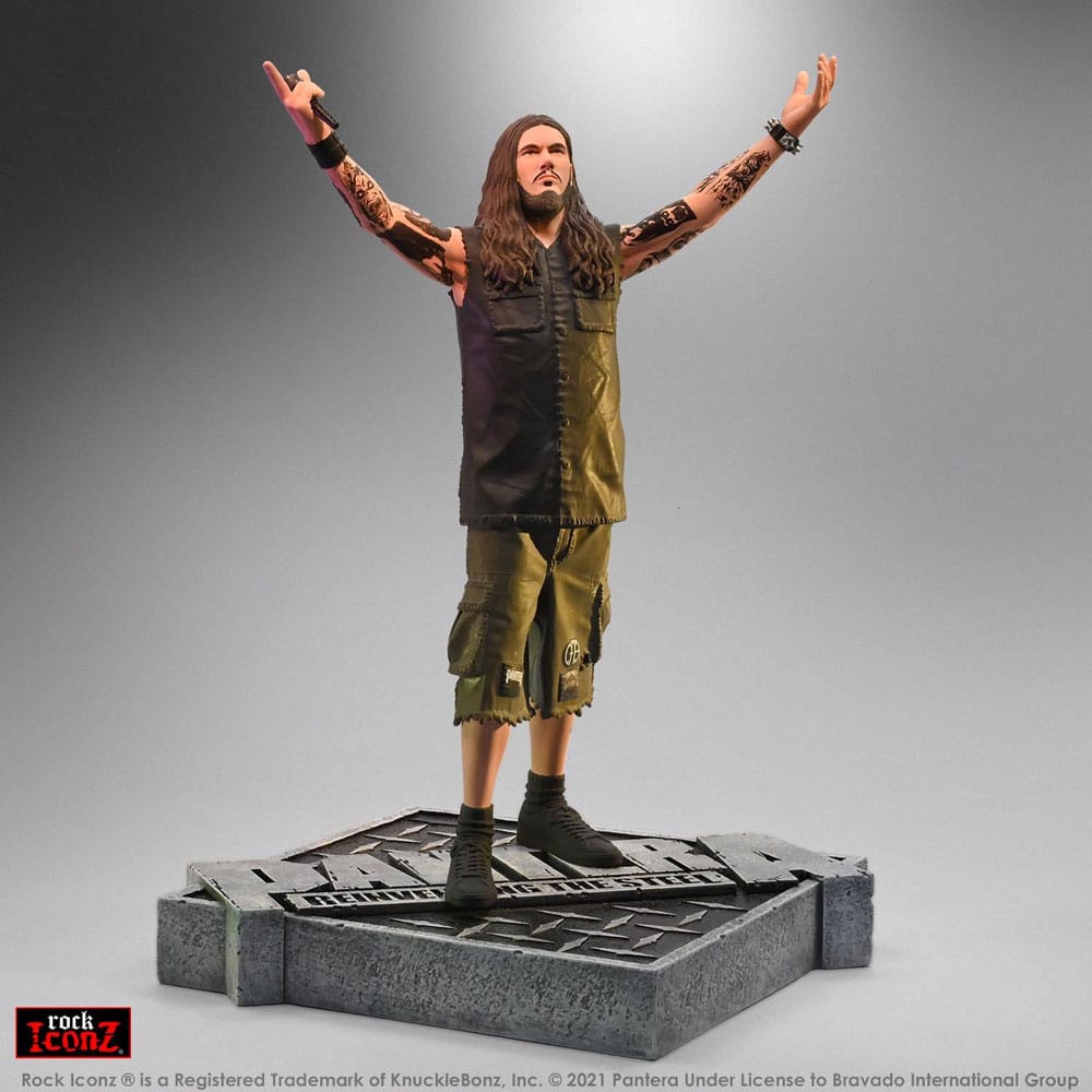 Pantera Rock Iconz Statue Philip Anselmo (Reinventing the Steel) 22cm ...