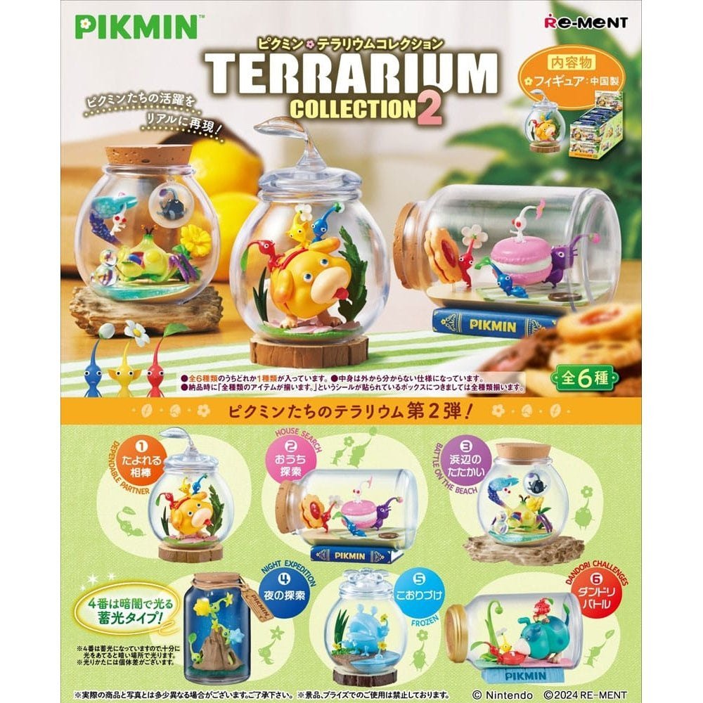 Pikmin Mini Figures 6cm Terrarium Collection 2 Display (6) – Hobby Figures