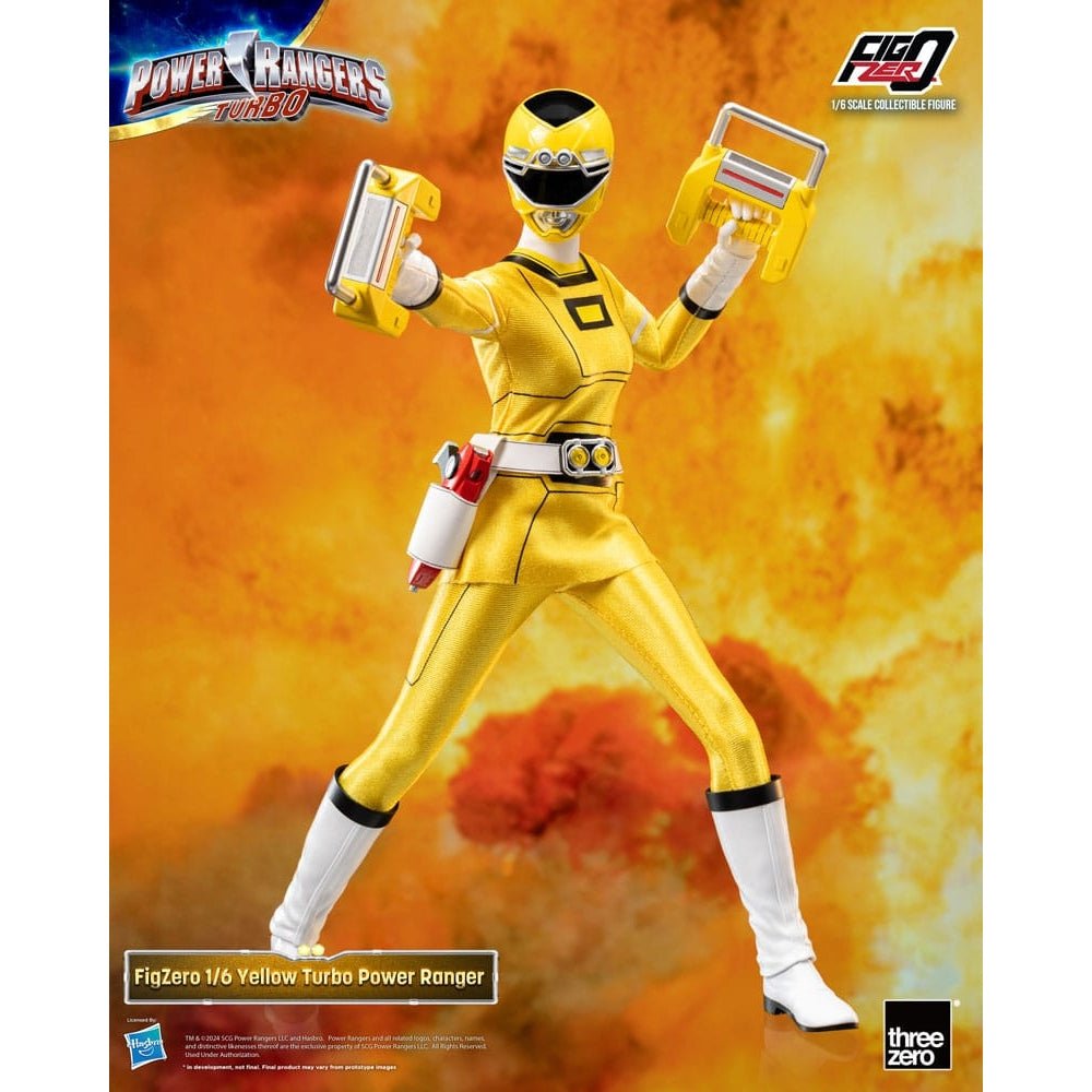 Power Rangers Turbo FigZero Action Figure 1/6 Yellow Turbo Power Range ...