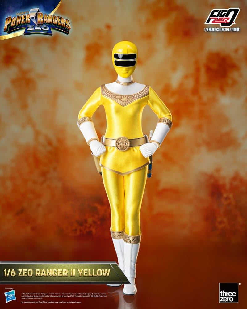 Power Rangers Zeo FigZero Action Figure 1/6 Ranger II Yellow 30cm ...
