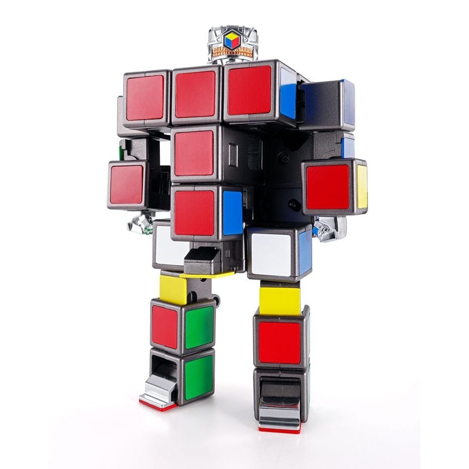 Rubik´s Cube Soul of Chogokin Diecast Action Figure Rubik´s Cube Robo ...