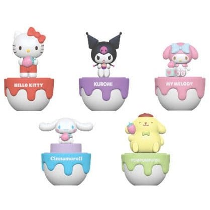 Sanrio Mini Figures Hello Kitty and Friends 50th Anniversary 8cm Displ ...