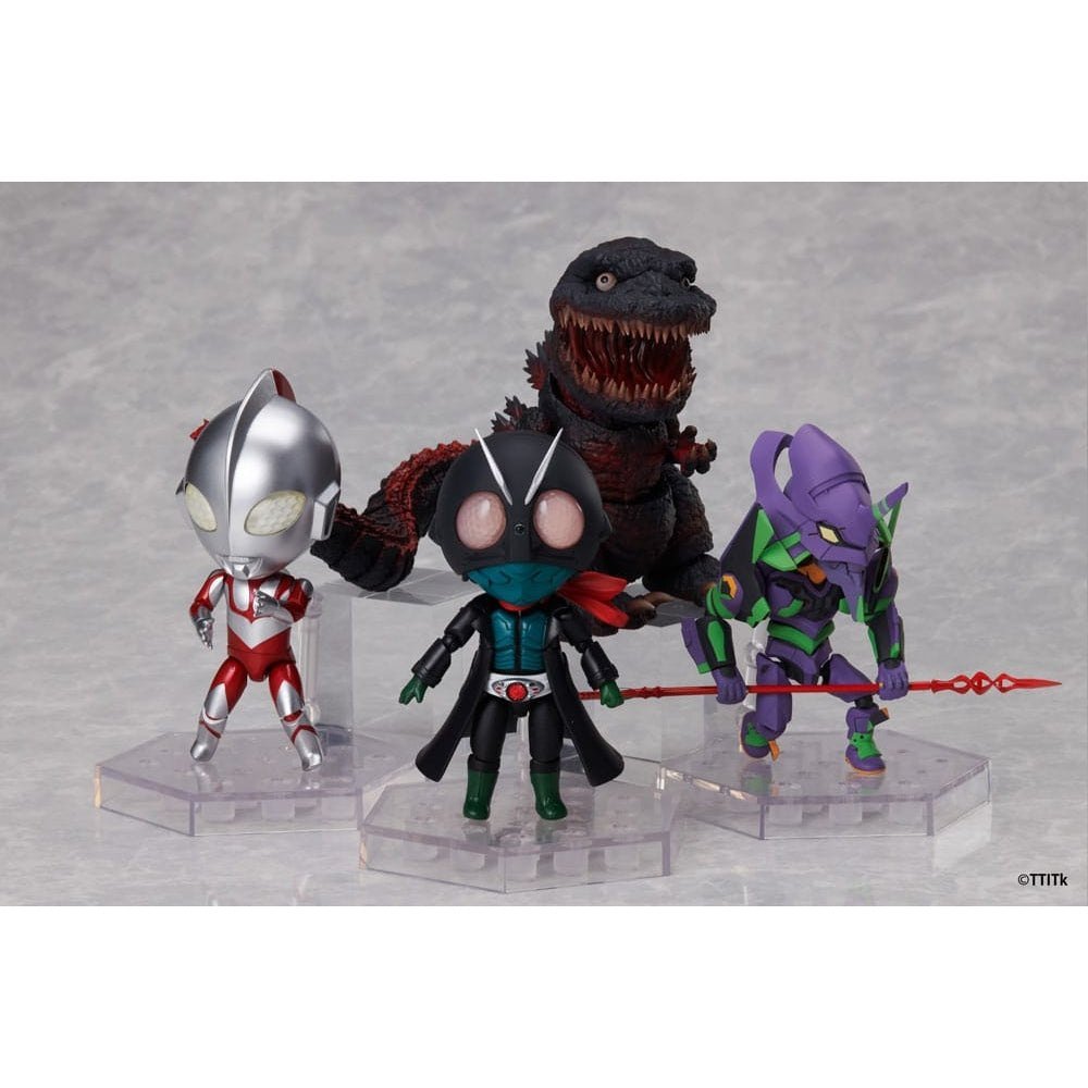 Shin Japan Heroes Universe Dform+ Action Figures 4-Pack 10cm – Hobby ...
