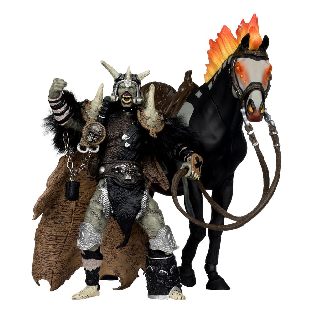 Spawn Action Figure Bloodaxe with Horse (Spawn: The Dark Ages) (McFarl ...