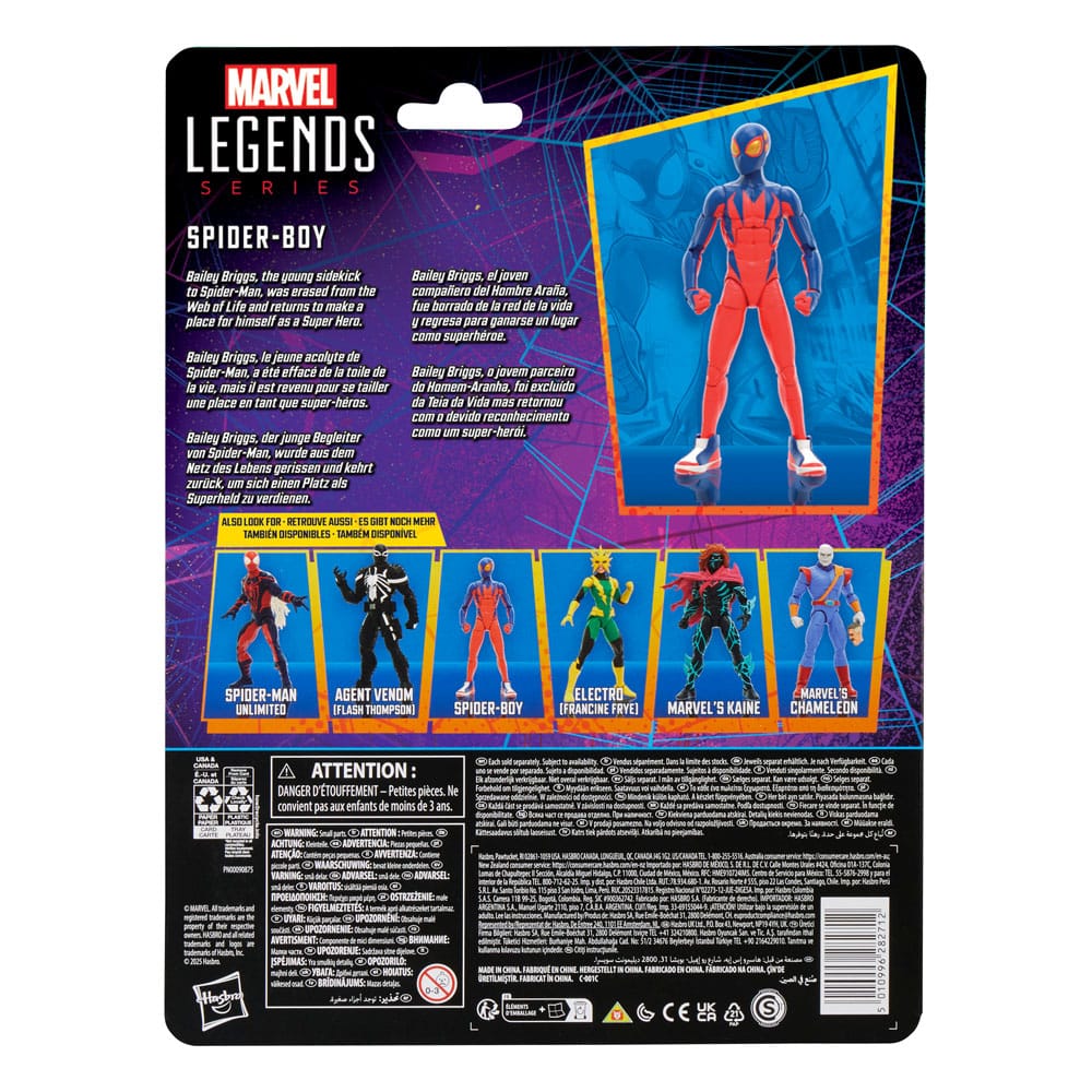 Spider-Man Marvel Legends Retro Action Figure Spider-Boy 15cm – Hobby ...