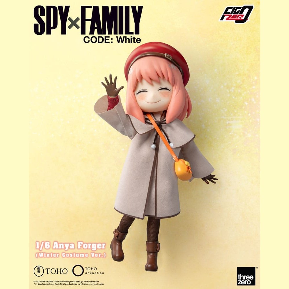 Spy x Family Code: White FigZero Action Figure 1/6 Anya Forger Winter ...