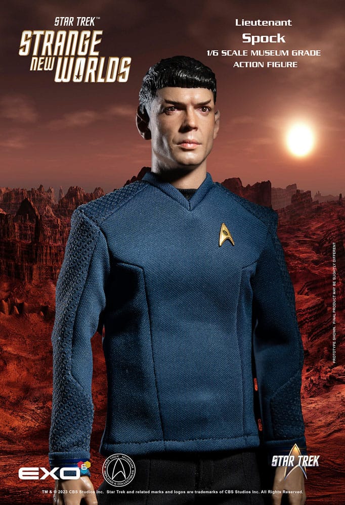 Star Trek Strange New Worlds Action Figure 1 6 Spock 30cm