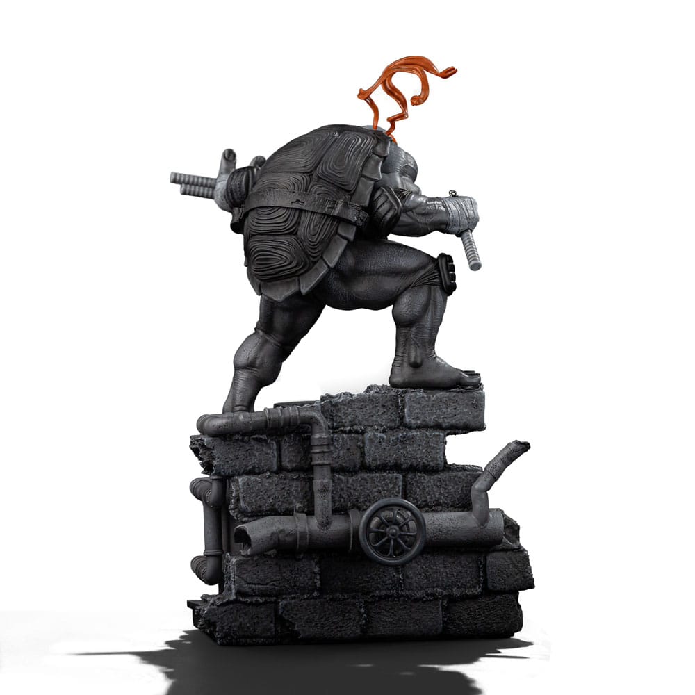 Teenage Mutant Ninja Turtles Art Scale Statue 1/10 Michelangelo Black ...
