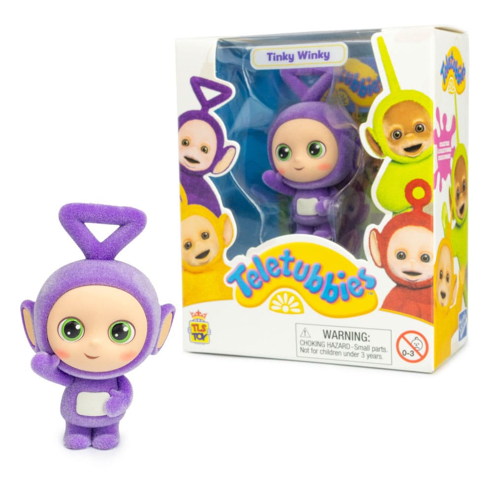 Teletubbies Cheebee Mini figure Tinky Winky Flocked 6cm – Hobby Figures