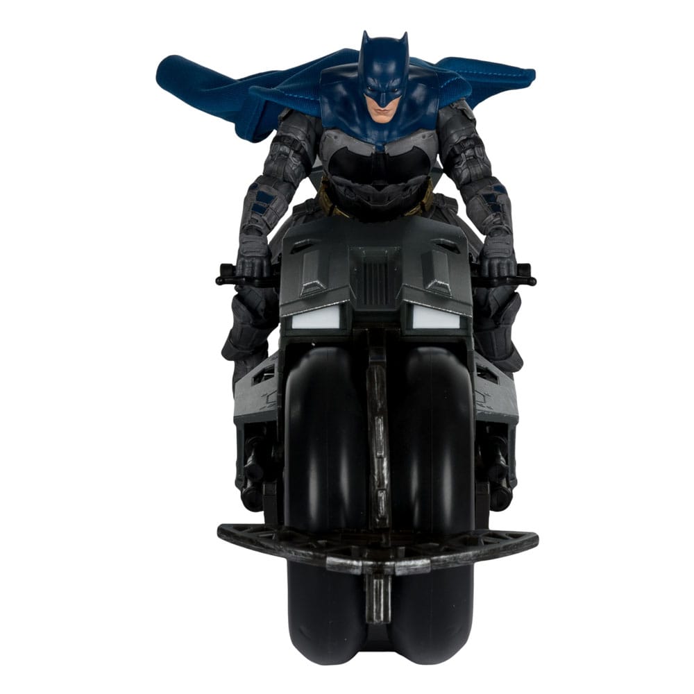 The Flash DC Multiverse Vehicle Batcycle with Batman – Hobby Figures