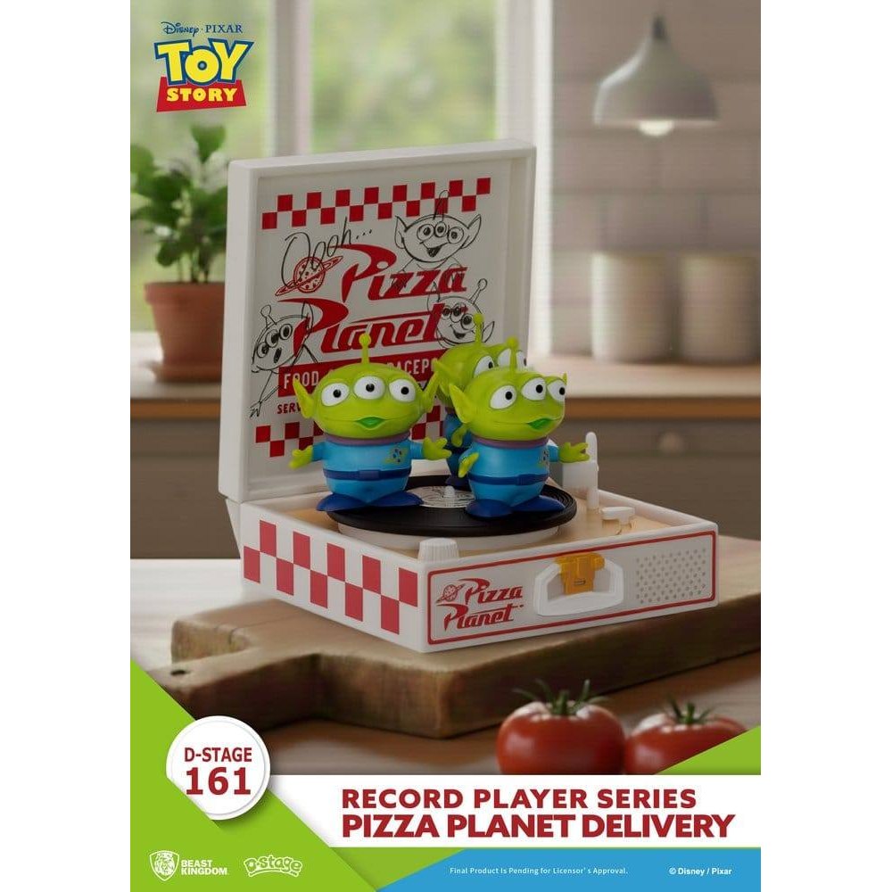 Toy Story Record Player Series PVC figure Pizza Planet Delivery 12cm ...