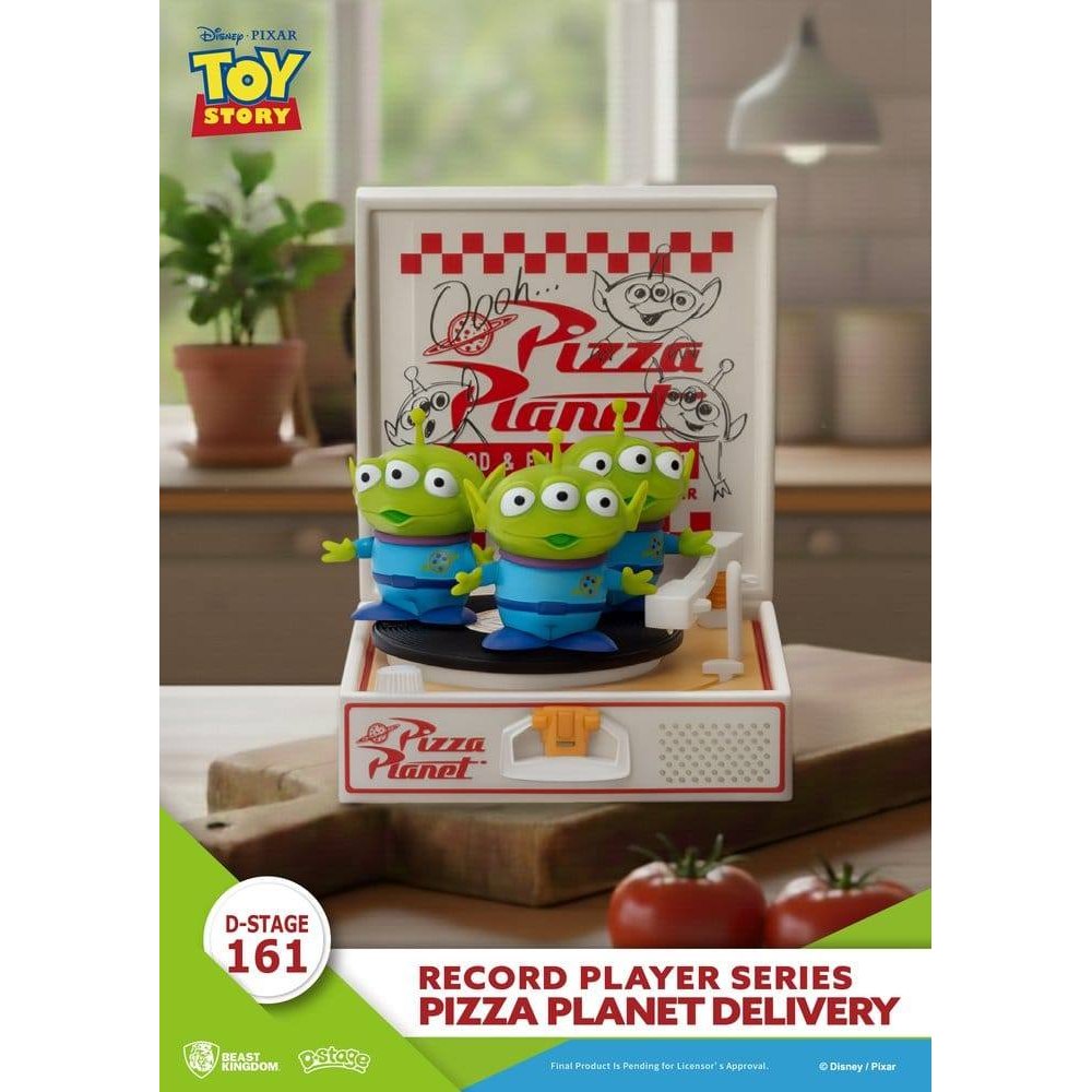 Toy Story Record Player Series PVC figure Pizza Planet Delivery 12cm ...
