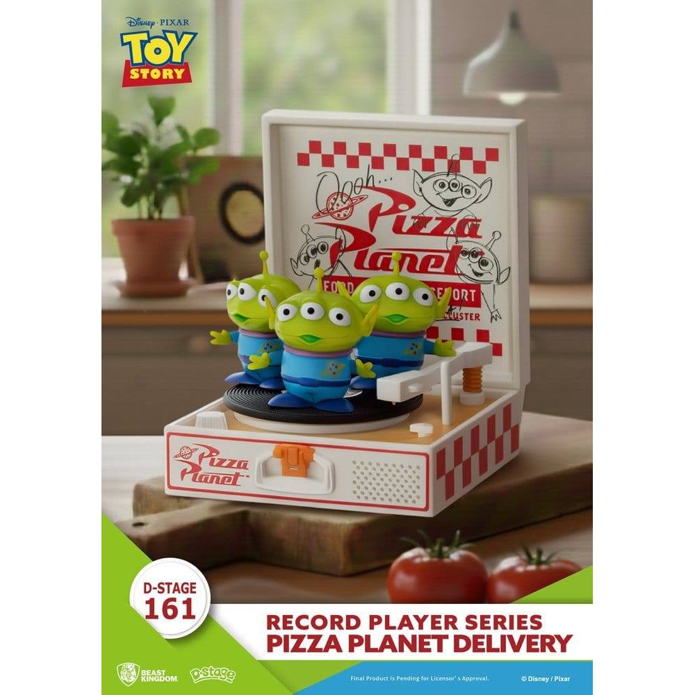 Toy Story Record Player Series PVC figure Pizza Planet Delivery 12cm ...