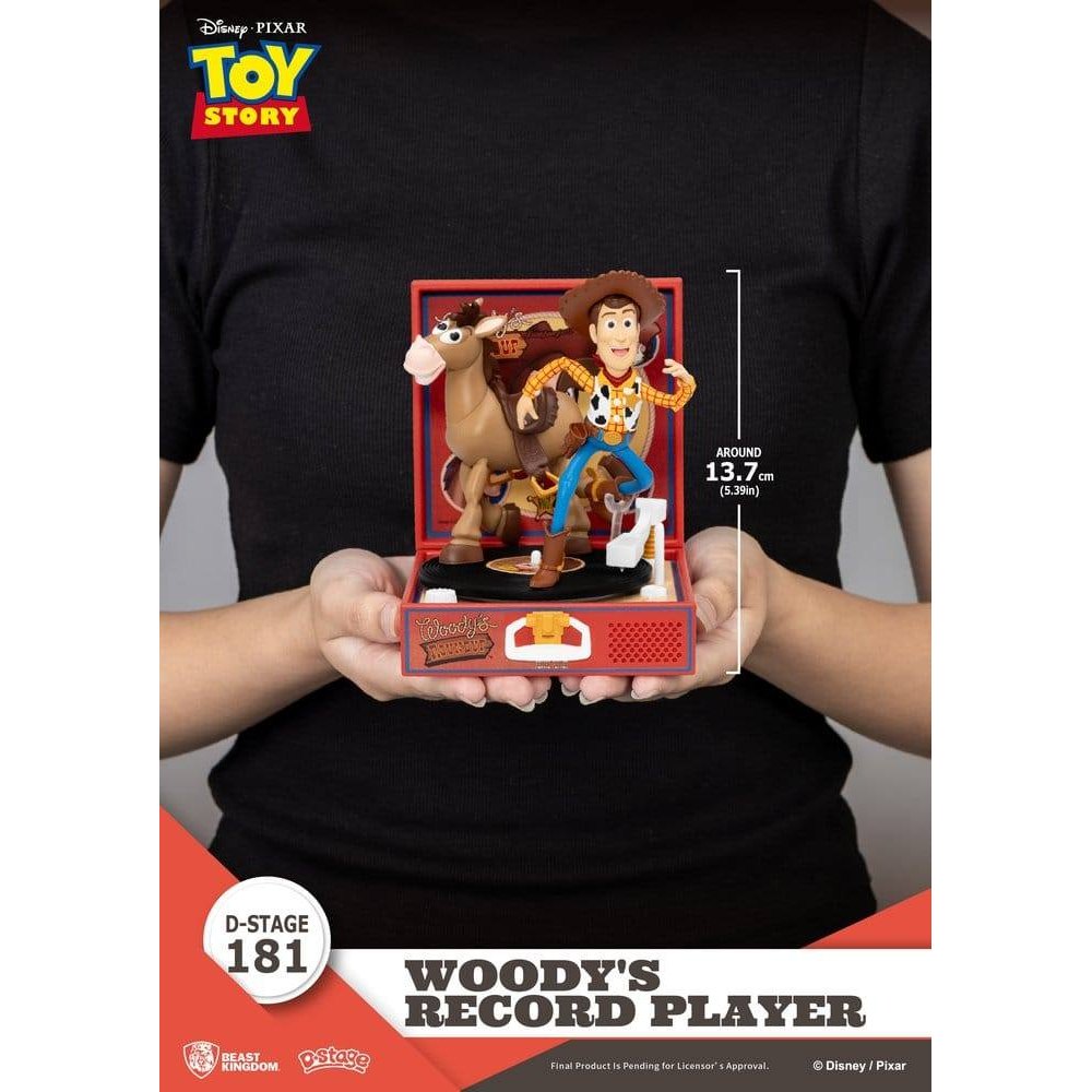 Toy Story Record Player Series PVC figure Woody's Record Player 13cm ...