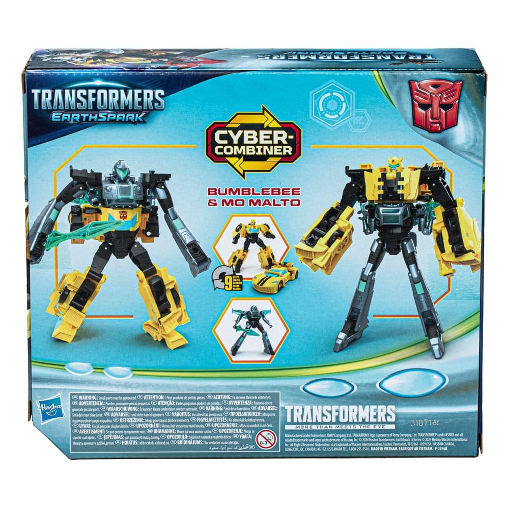 Transformers EarthSpark Cyber Combiner Action Figure 2-Pack Bumblebee ...