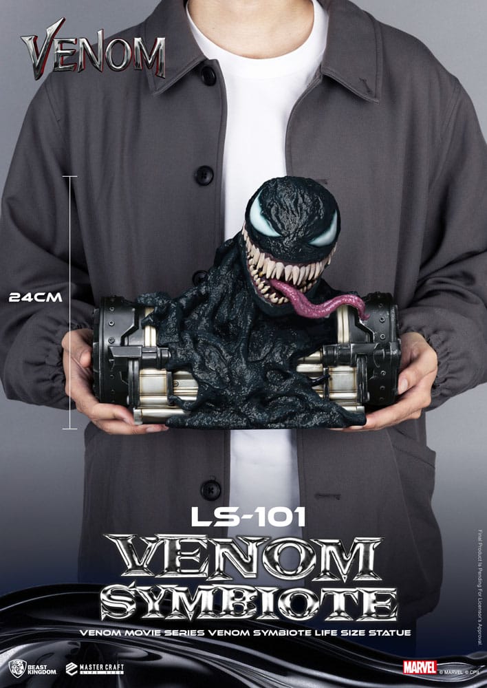 Venom Movie Series Life-Size Statue Venom Symbiote 24cm – Hobby Figures