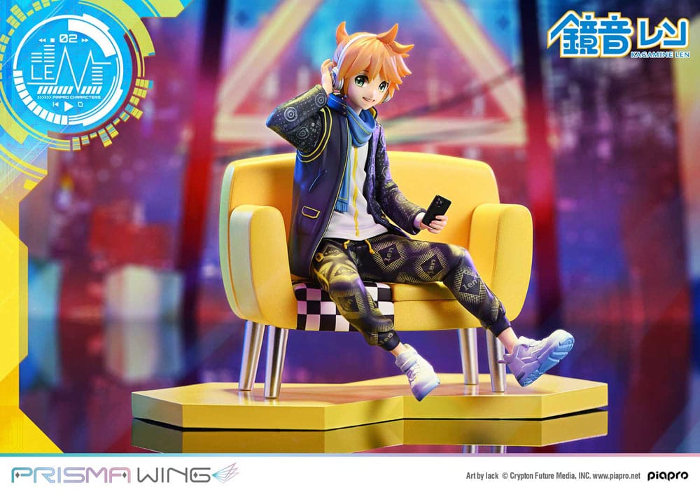 Vocaloid Piapro Characters Prisma Wing PVC Statue 1/7 Kagamine Len (Ar ...