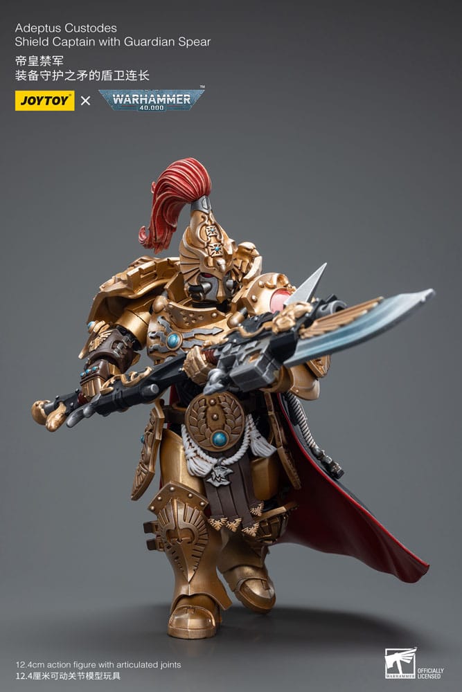 Warhammer 40k Action Figure 1/18 Adeptus Custodes Shield Captain with ...