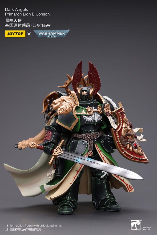 Warhammer 40k Action Figure 1/18 Dark Angels Primarch Lion El' Jonson ...