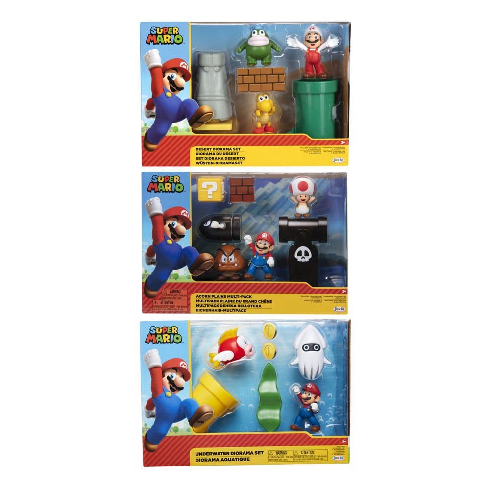 World of Nintendo Super Mario Diorama Set Assortment (6) – Hobby Figures