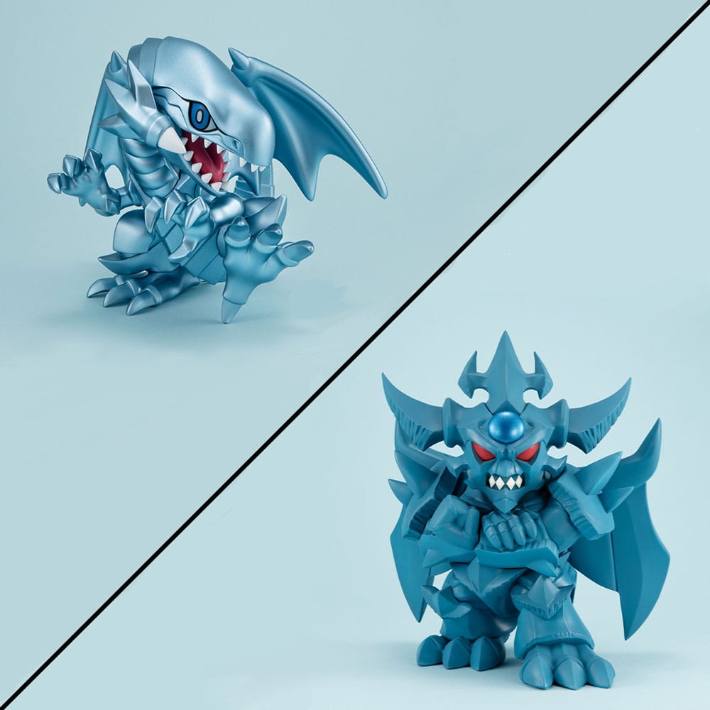 Yu-Gi-Oh! Duel Monsters Megatoon PVC Statue Blue Eyes White Dragon & O ...
