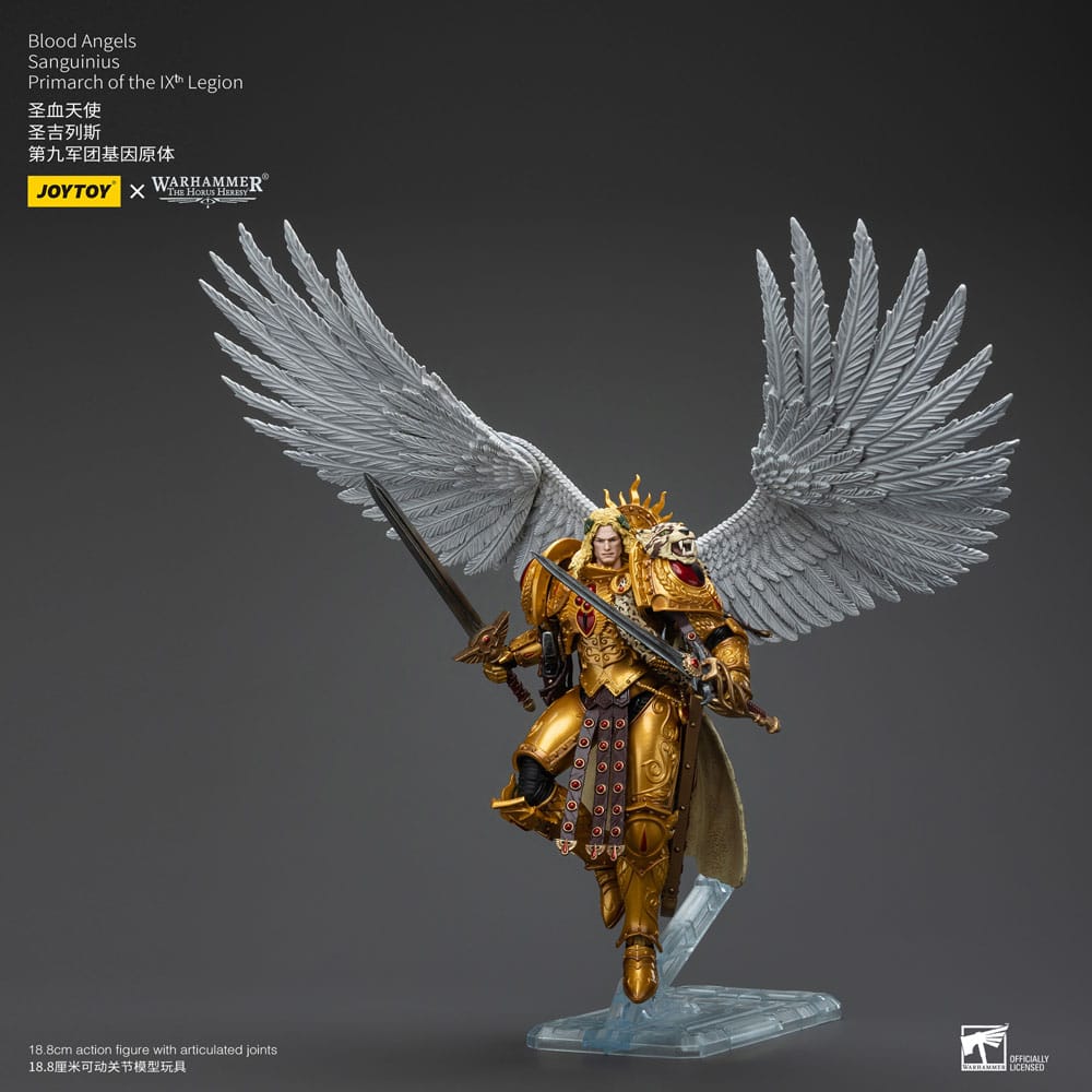 Warhammer The Horus Heresy Action Figure 1/18 Blood Angels Sanguinius ...