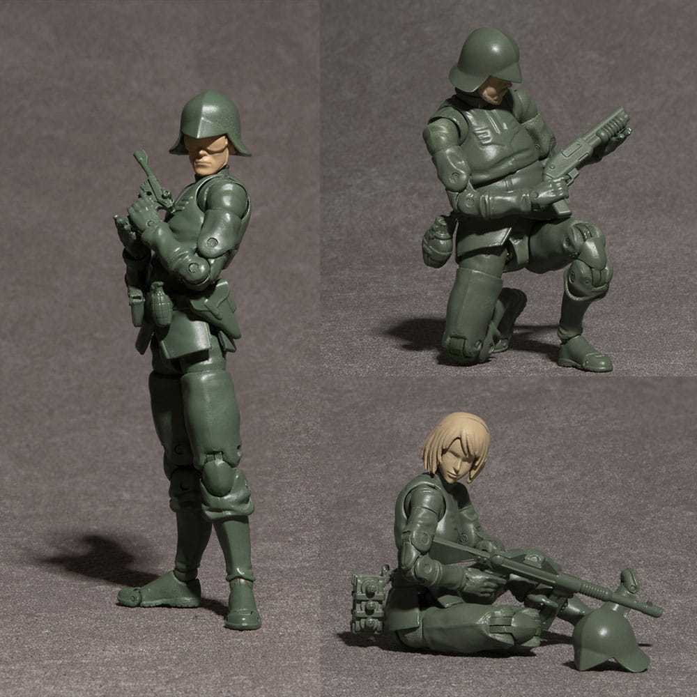 Mobile Suit Gundam G.M.G. Action Figure 3-Pack Principality of Zeon Ge ...