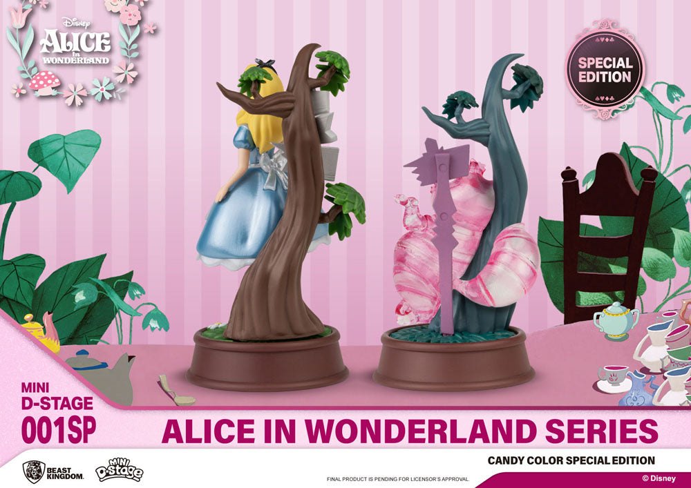 Alice in Wonderland Mini Diorama Stage Statues 2-pack – Hobby Figures