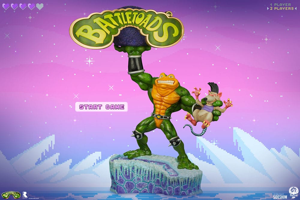 Battletoads Statue Zitz: Rare Cover Art 56cm - Hobby Figures