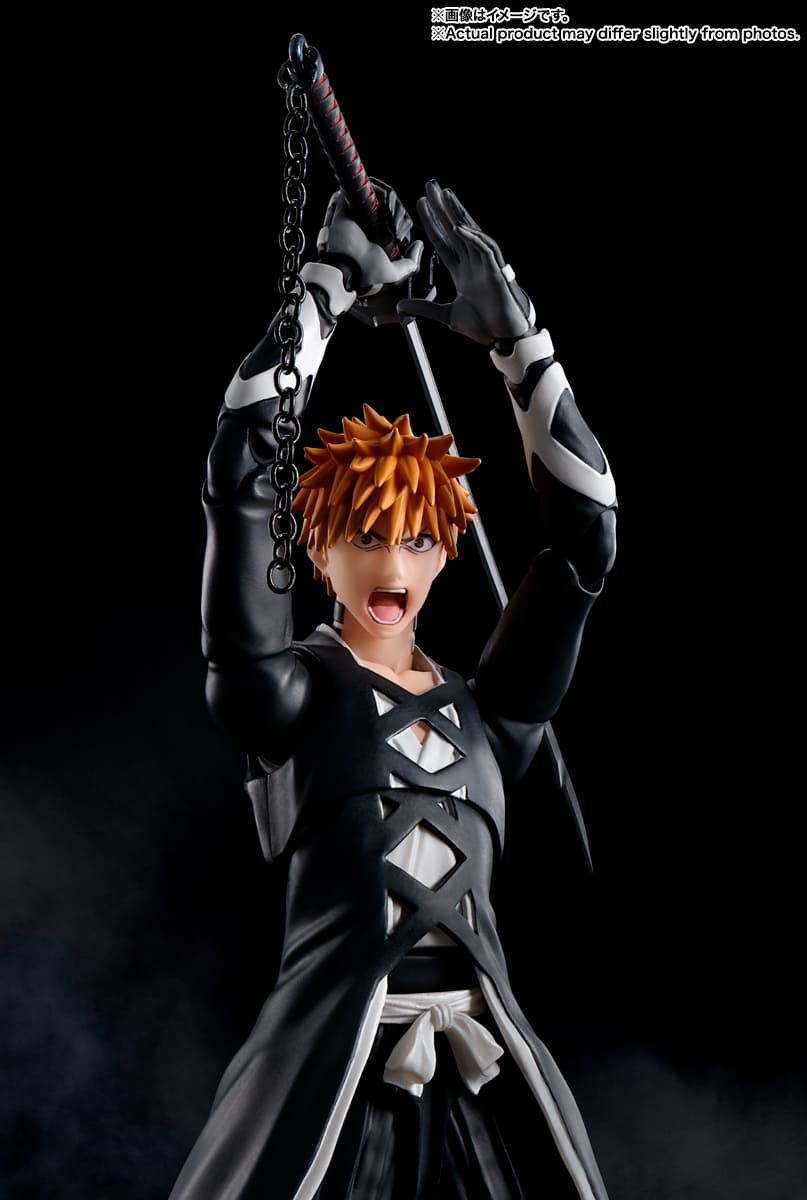 Bleach S.H. Figuarts Action Figure Ichigo Kurosaki Bankai / Ten Chain ...