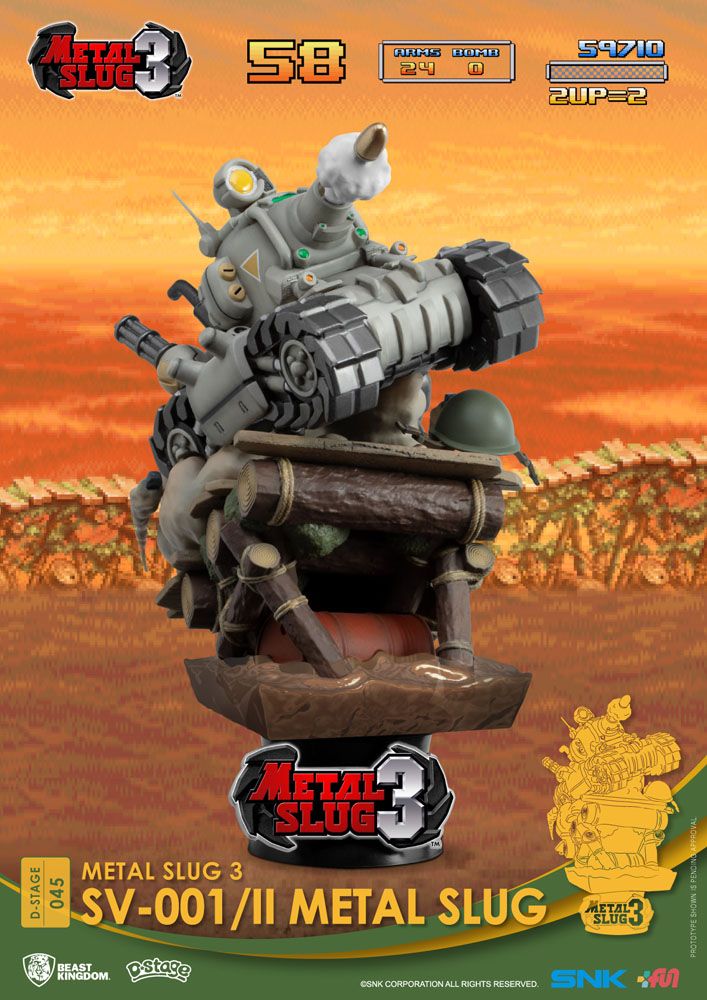 Metal Slug D-Stage PVC Diorama SV-001/II Metal Slug Closed Box Version ...
