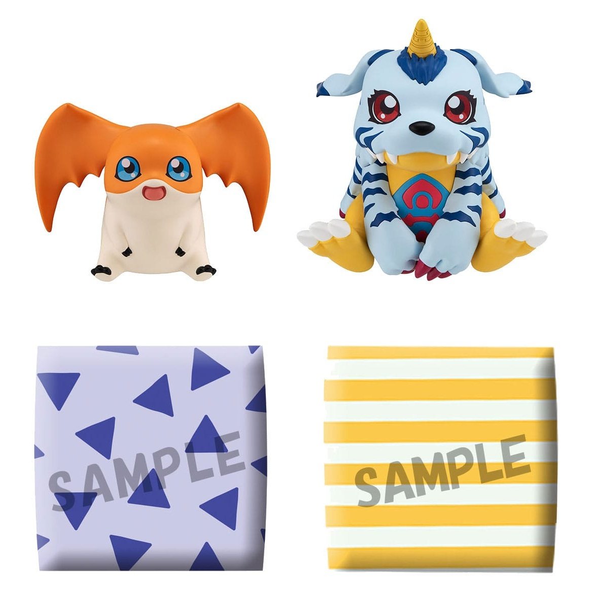 Digimon Adventure Look Up PVC Statues Gabumon & Patamon Set 11cm ...