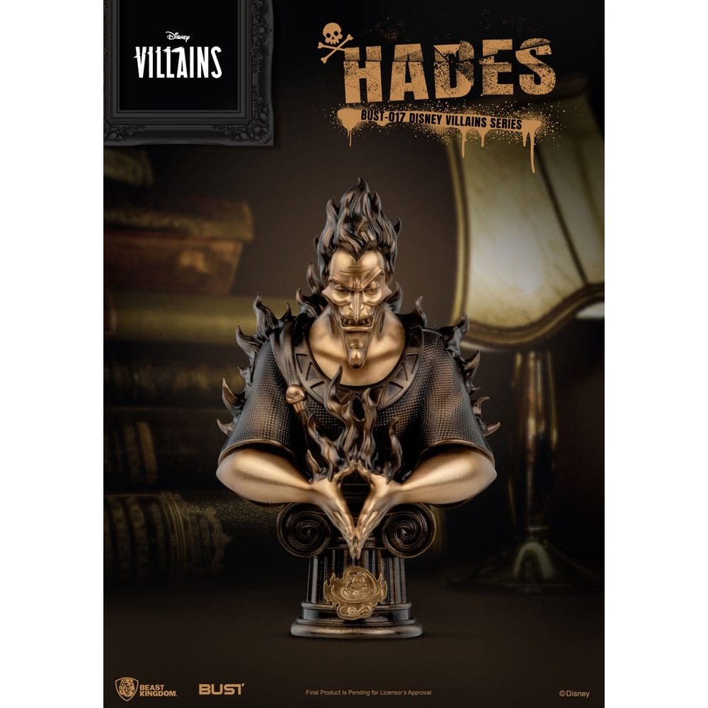 Disney Villains Series PVC Bust Hades 16cm - Hobby Figures