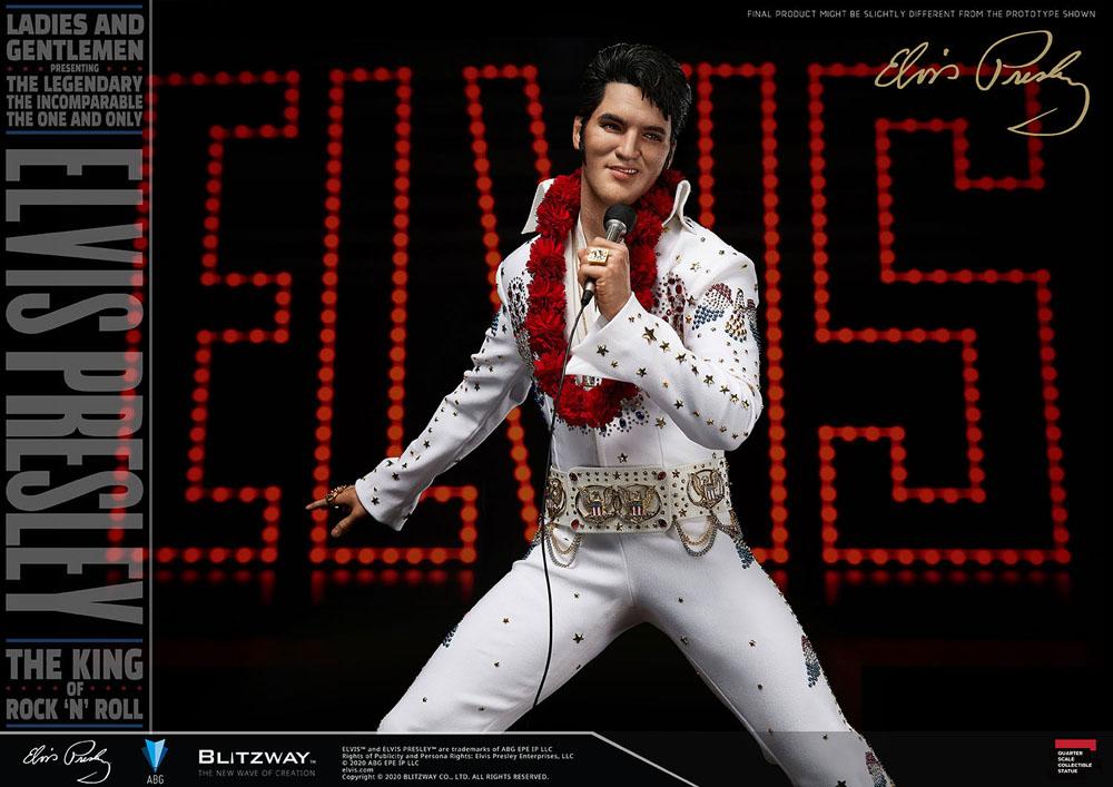 Elvis Presley Superb Scale Hybrid Statue 1/4 Elvis Aaron Presley 52cm ...
