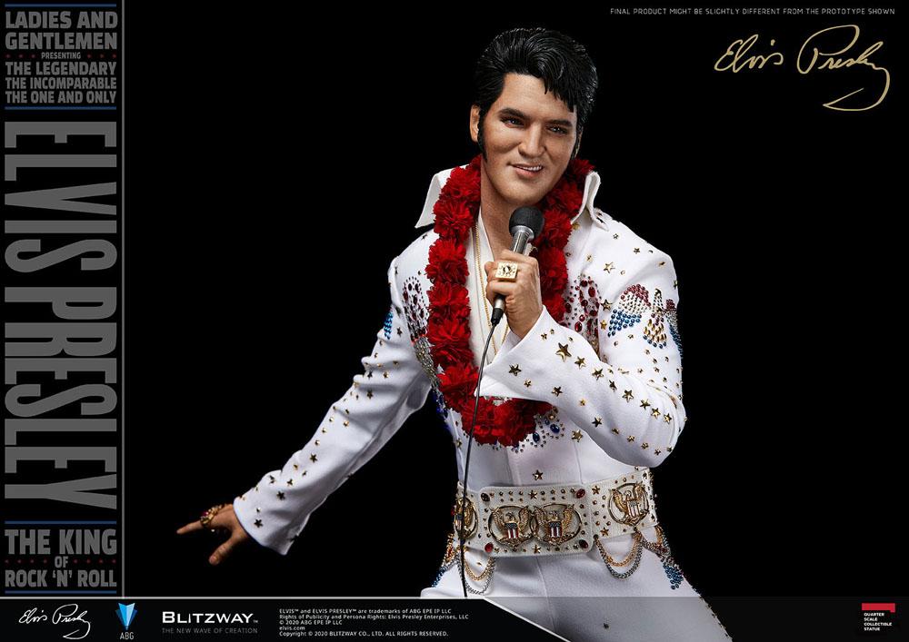 Elvis Presley Superb Scale Hybrid Statue 1/4 Elvis Aaron Presley 52cm ...