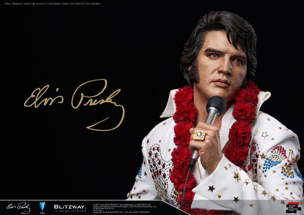 Elvis Presley Superb Scale Hybrid Statue 1/4 Elvis Aaron Presley 52cm ...
