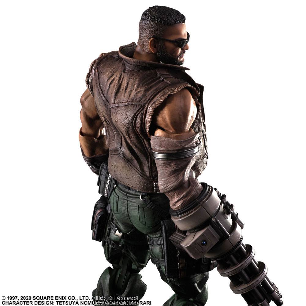Final Fantasy VII Remake Play Arts Kai Action Figure Barret Wallace Ver ...