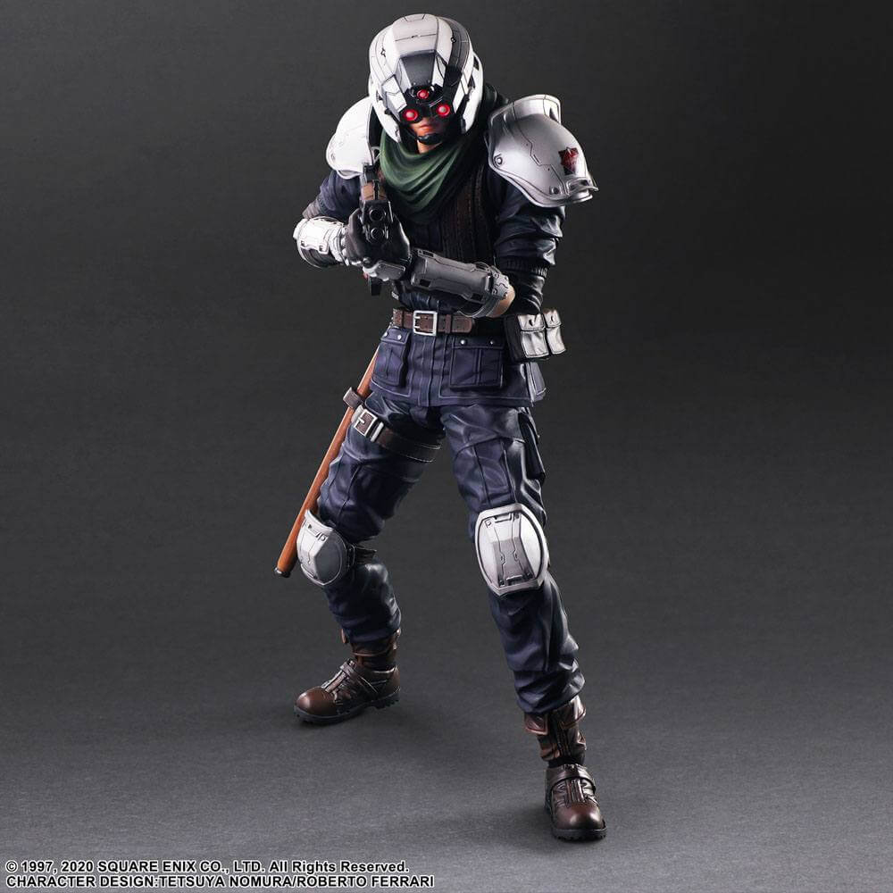 Final Fantasy VII Remake Play Arts Kai Action Figure Shinra Security O ...