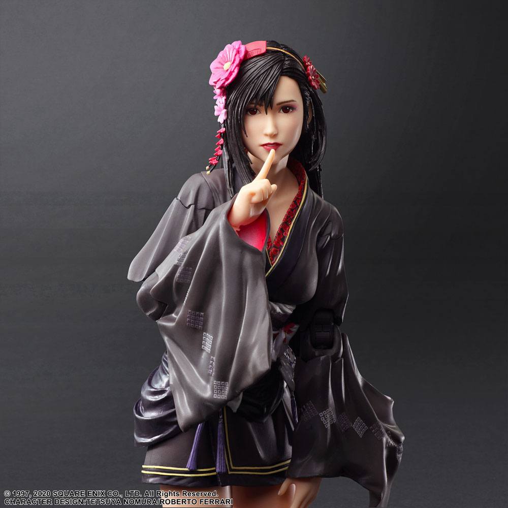 Final Fantasy VII Remake Play Arts Kai Action Figure Tifa Lockhart Exo ...