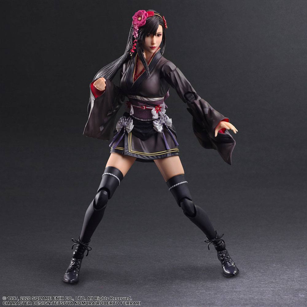 Final Fantasy VII Remake Play Arts Kai Action Figure Tifa Lockhart Exo ...