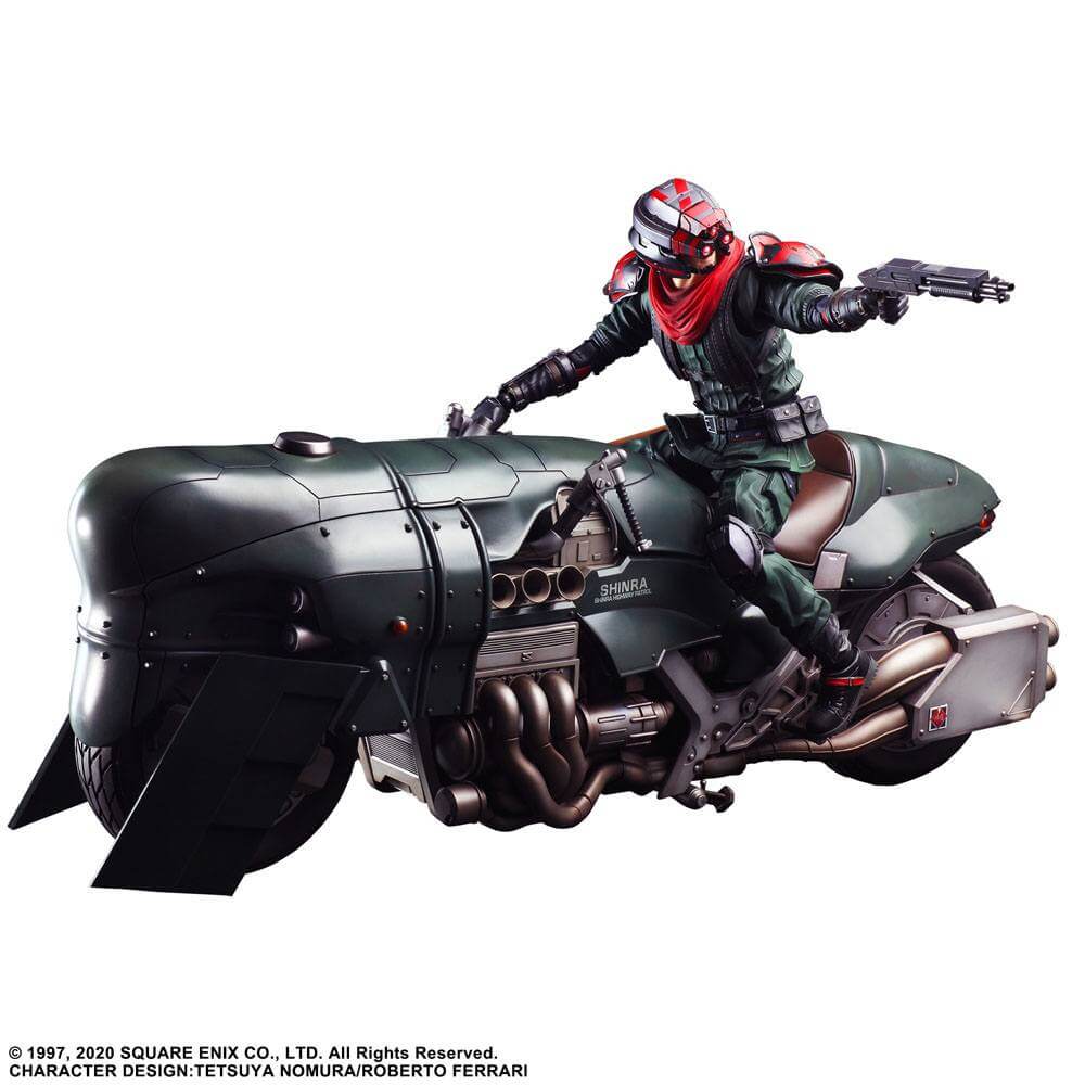 Final Fantasy VII Remake Play Arts Kai Action Figure & Vehicle Shinra ...