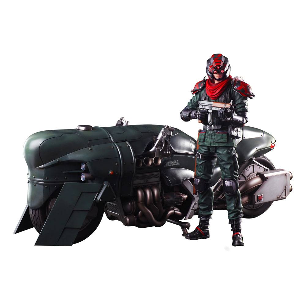 Final Fantasy VII Remake Play Arts Kai Action Figure & Vehicle Shinra ...