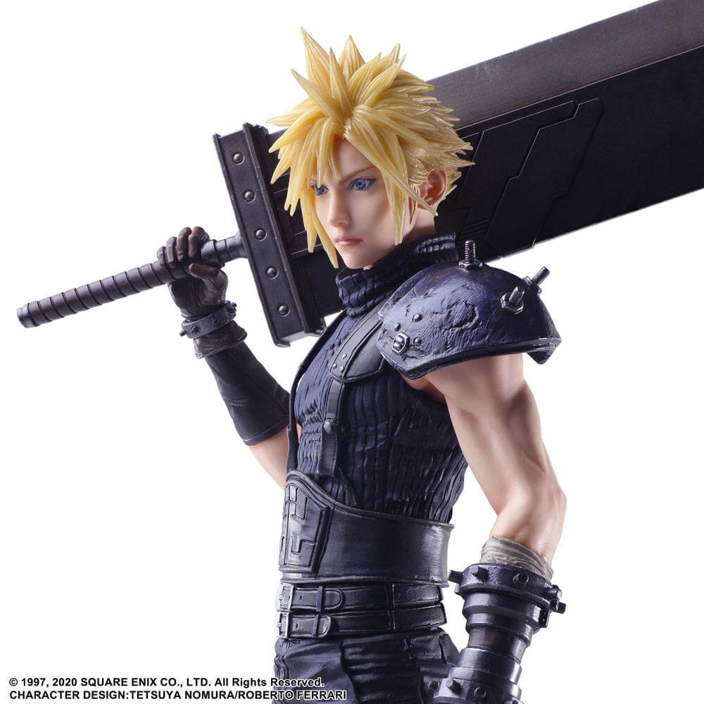 Final Fantasy VII Remake Static Arts Gallery Statue Cloud Strife 26cm ...