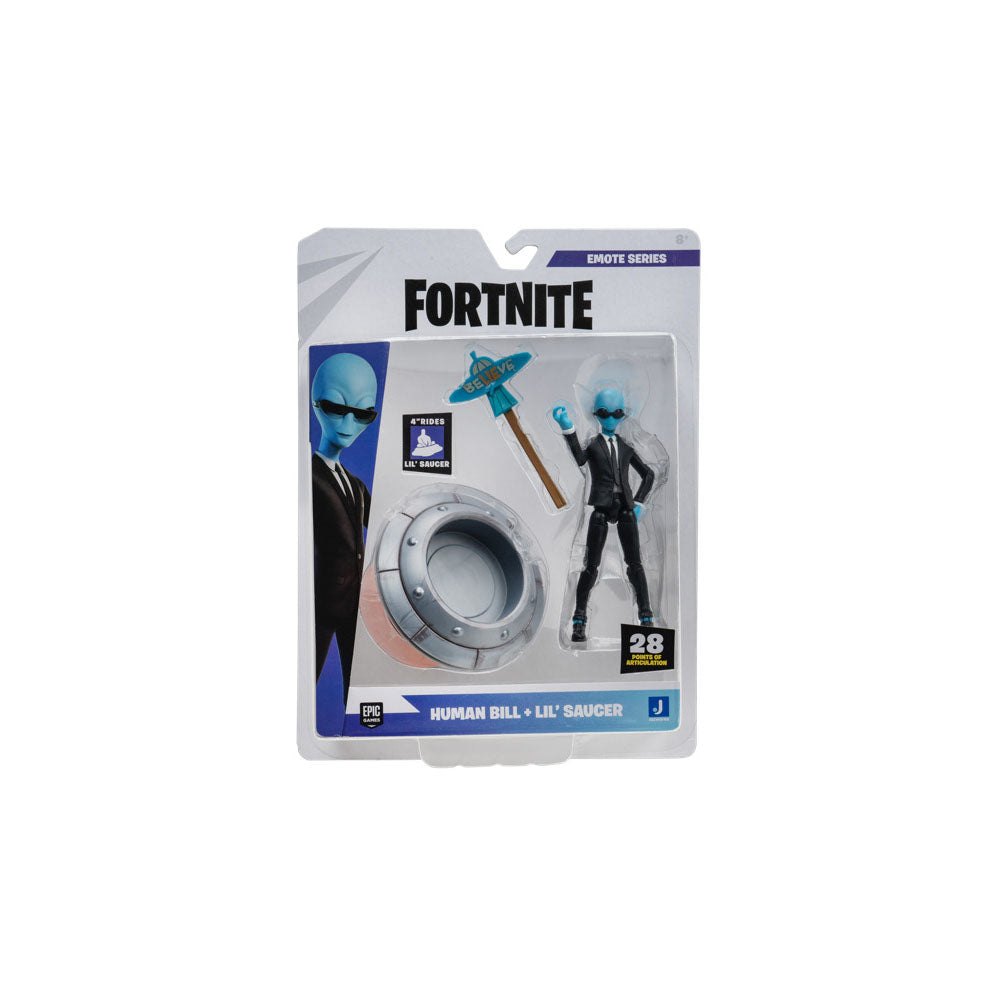 Fortnite Emote Series Action Figure Human Bill & Lil' Saucer – Hobby ...