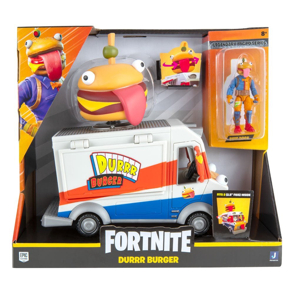 Fortnite Micro Feature Vehicle Durrr Burger Food Truck – Hobby Figures