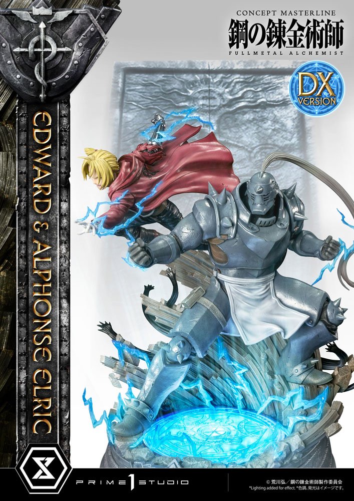 Fullmetal Alchemist Statue 1/6 Edward & Alphonse Elric Deluxe Version ...