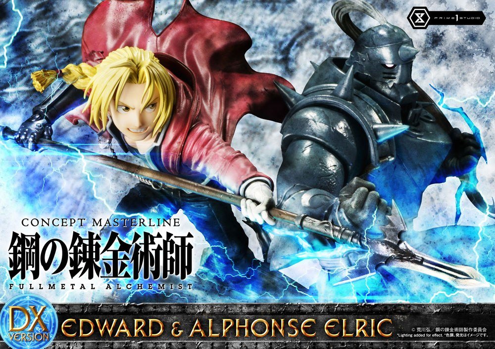 Fullmetal Alchemist Statue 1/6 Edward & Alphonse Elric Deluxe Version ...
