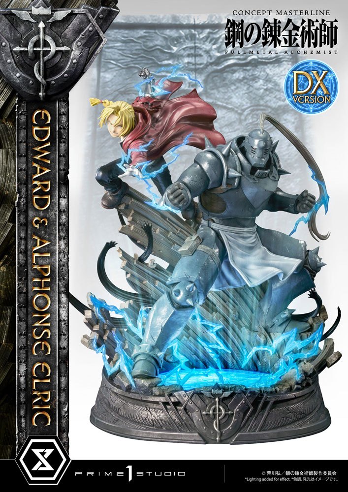 Fullmetal Alchemist Statue 1/6 Edward & Alphonse Elric Deluxe Version ...